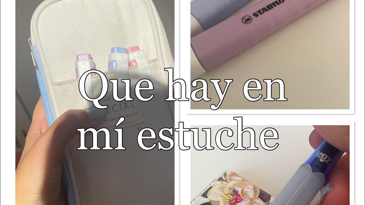 Que hay en mi estuche 2024 - YouTube
