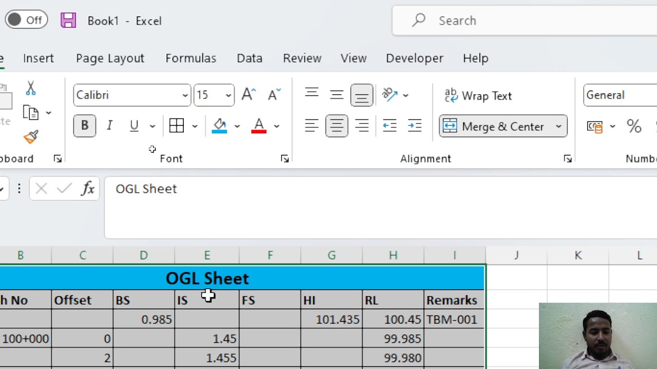 How to make OGL in EXCEL - YouTube