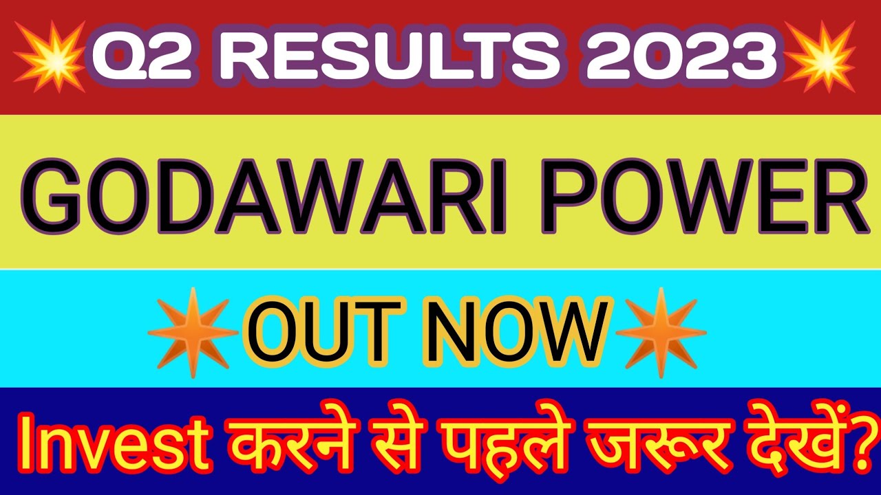 GPIL Q2 Results 2022 | GPIL Results | GPIL Share Latest News | Godawari ...
