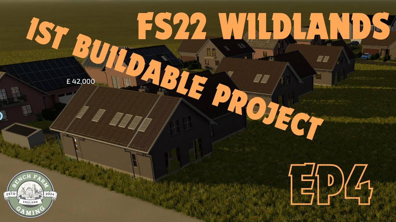 Farm Sim 22 | Wildlands 16x Map Build | Ep4 | 1st Buildable Structure ...