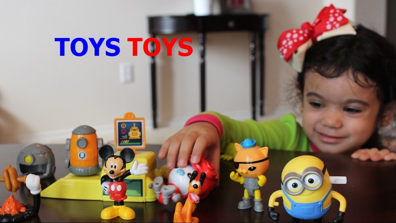 Opening surprise Toy Box: Disney Mickey Mouse, Shopkins, Octonauts, and ...