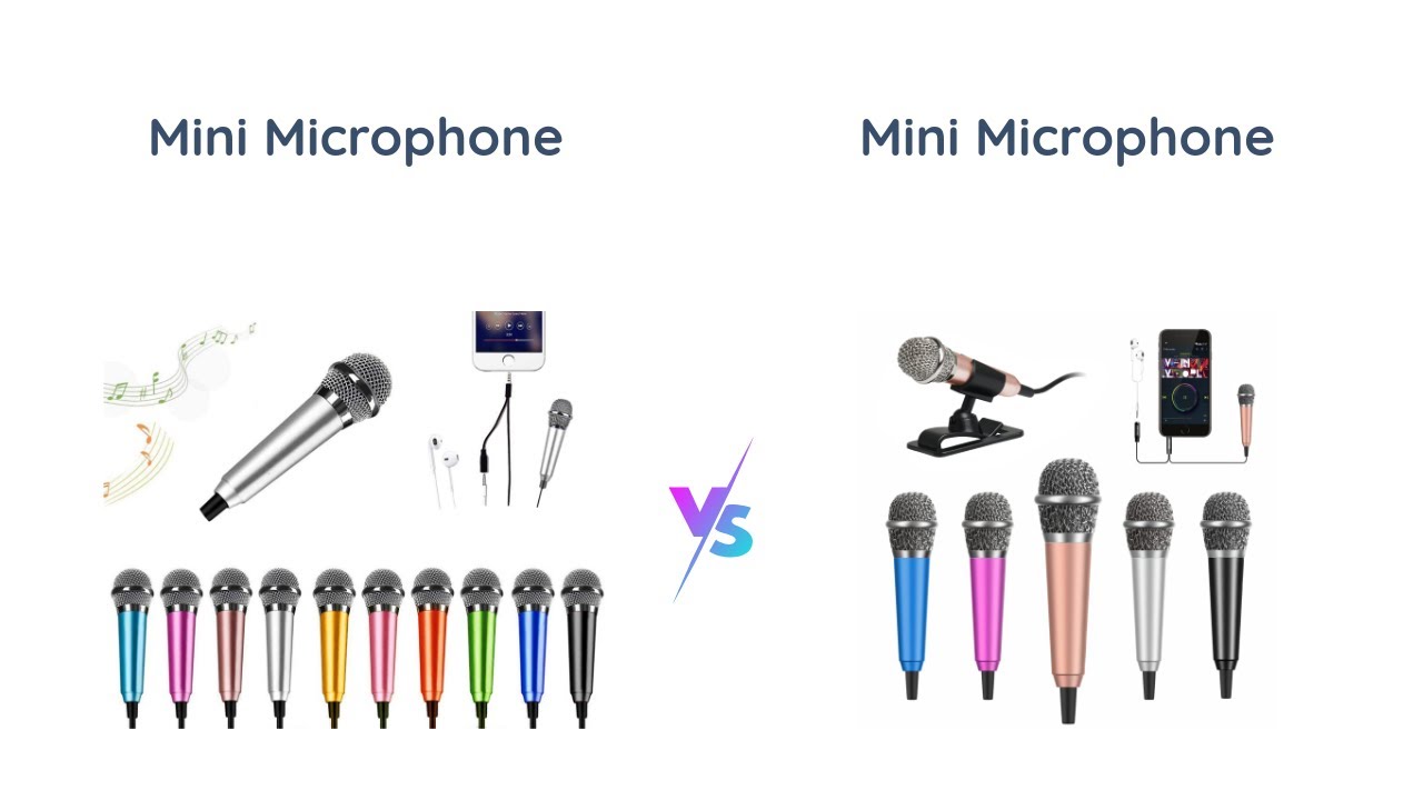 Mini Microphone Comparison: DELADOLA vs Wootripe - YouTube