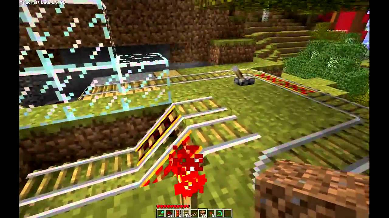Powering powered rails minecraft - brickpikol