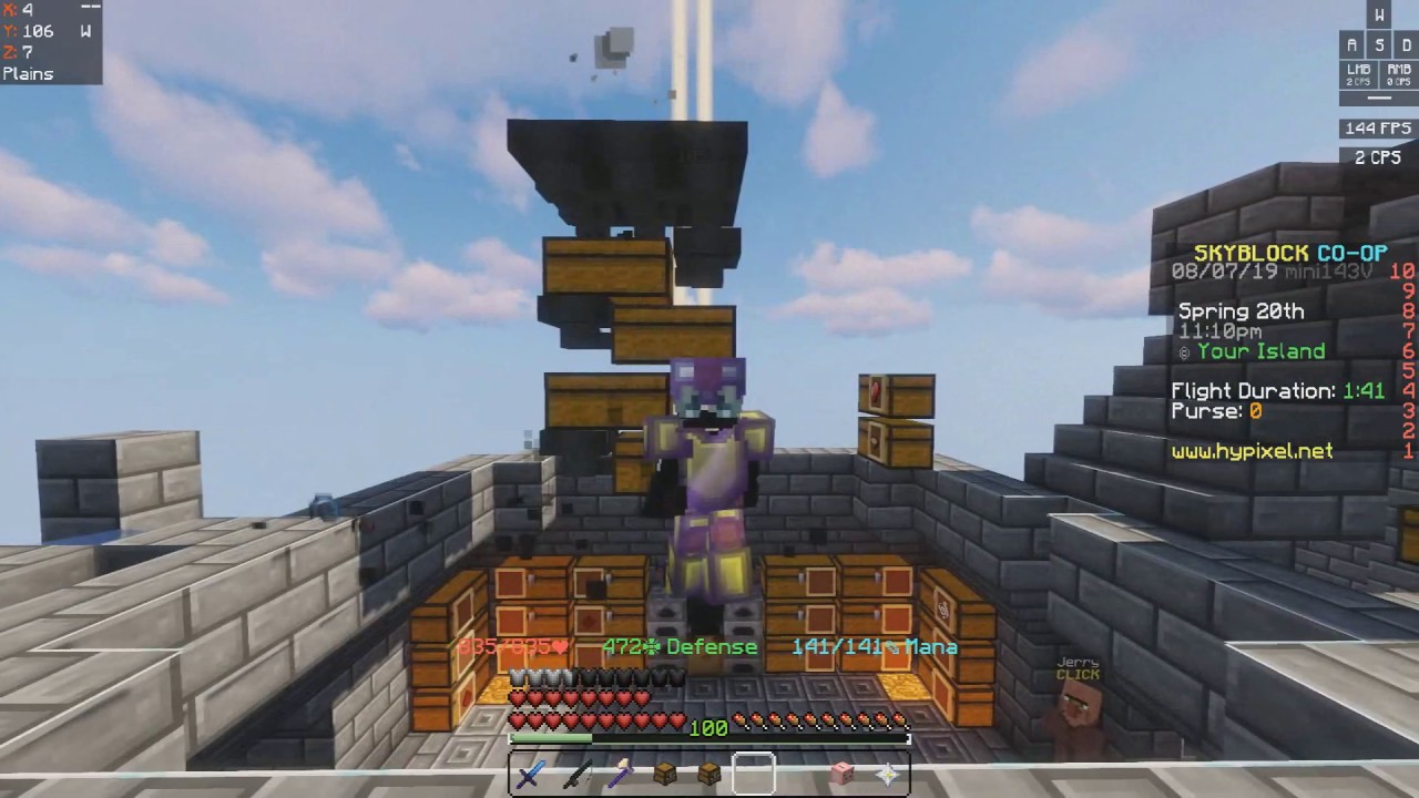 FASTEST way to get the pigman sword in hypixel skyblock - YouTube