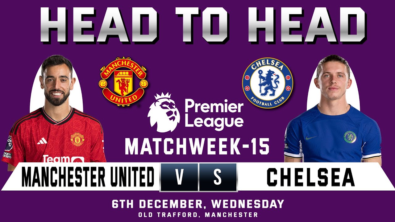 MANCHESTER UNITED vs CHELSEA | Prediction & Head to Head Stats ...