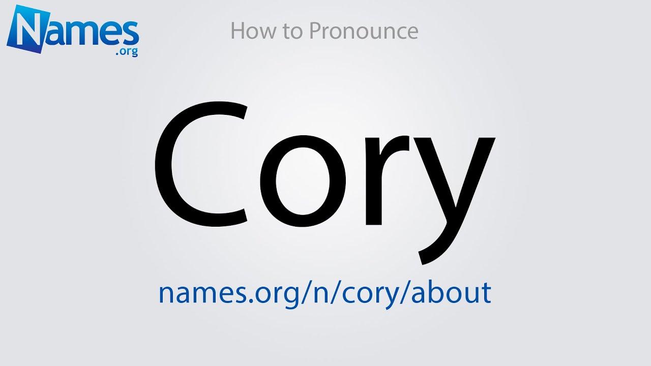 Cory The Name