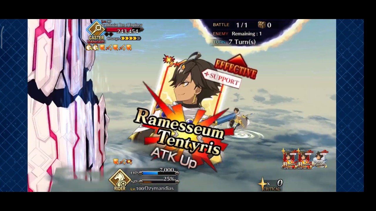 [FGO NA] LB 2 - vs Scandinavian Tree of emptiness - Ozymandias solo ...