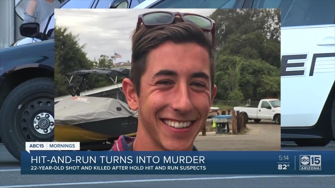 Young man fatally shot after holding hit and run suspects - YouTube