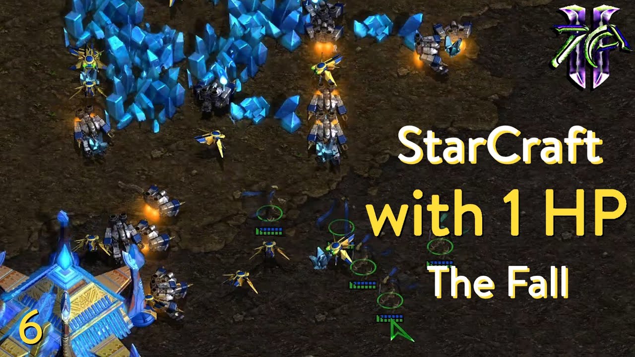 StarCraft 1 with 1hp! WORKERS vs. The Overmind! - YouTube