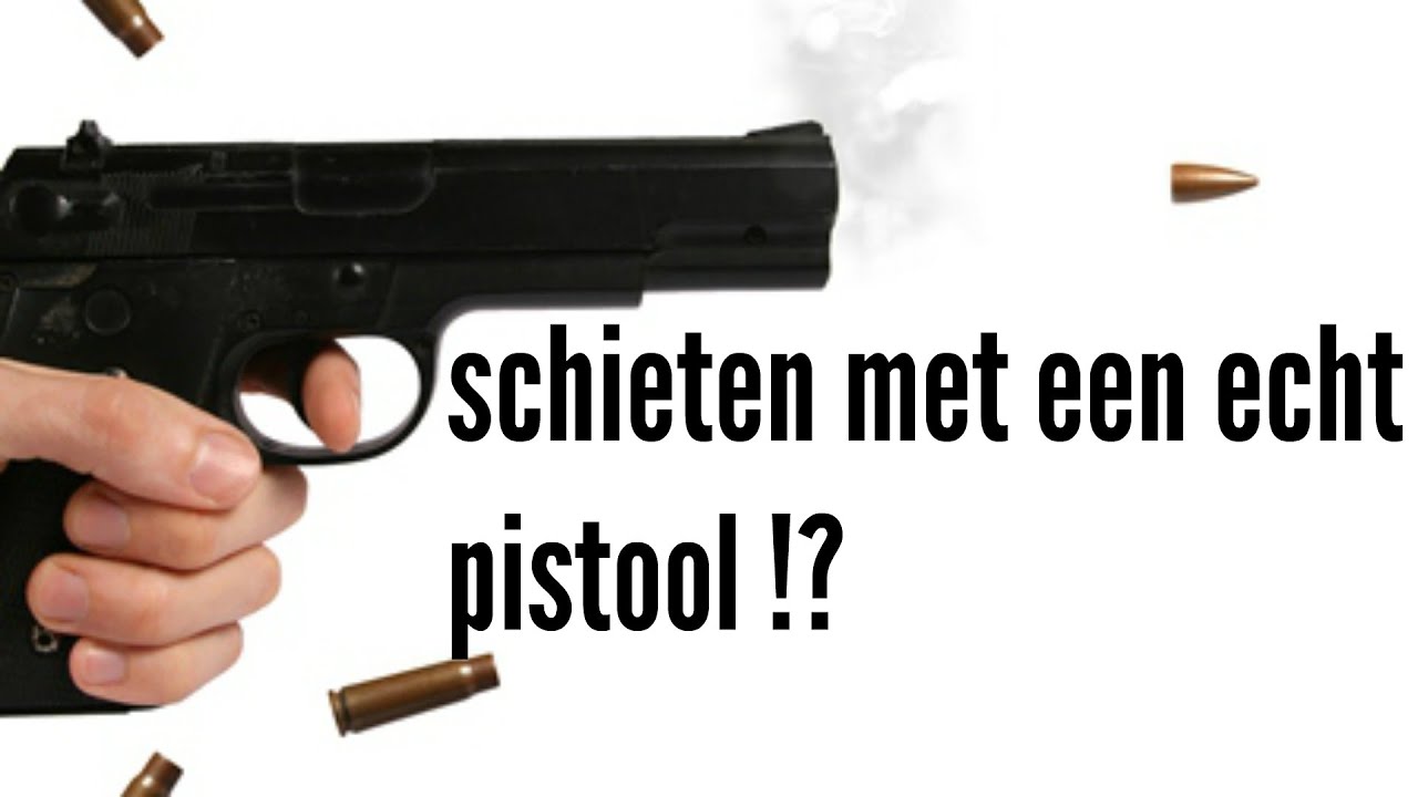 met een echt pistool schieten ?! - YouTube
