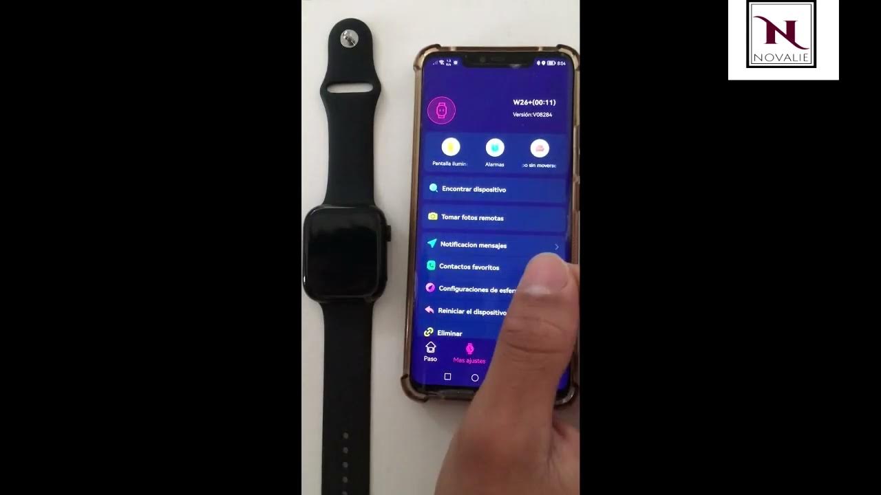 Smarwatch W26+ con app HIWATCH PRO ANDROID vinculación y dudas al 100% ...