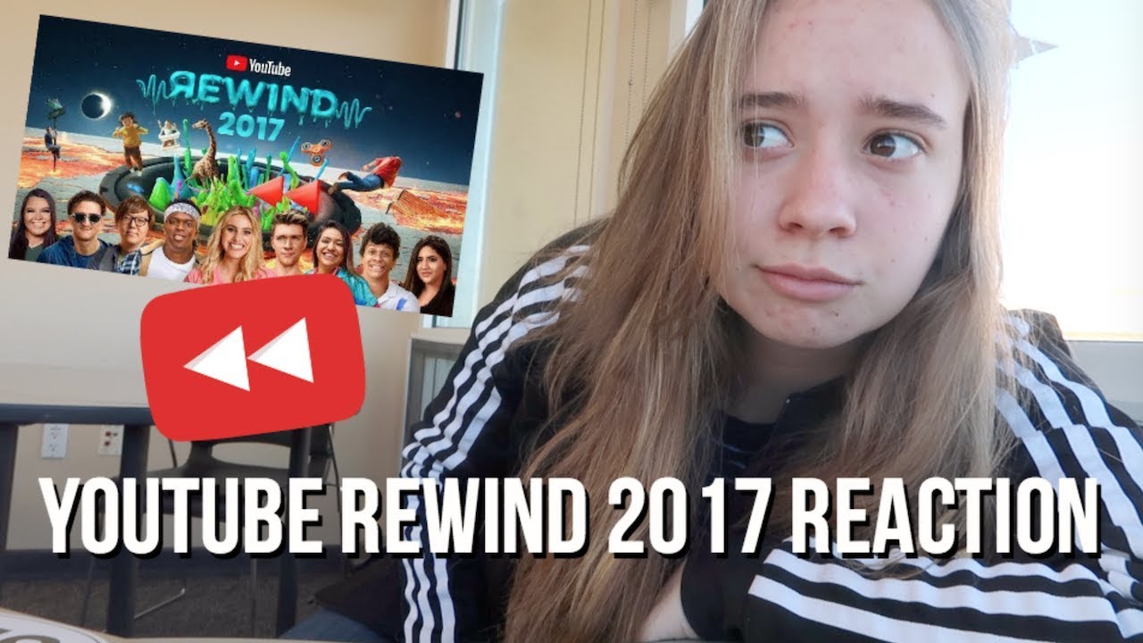 REACTING TO YOUTUBE REWIND 2017 II Audrey Ember - YouTube
