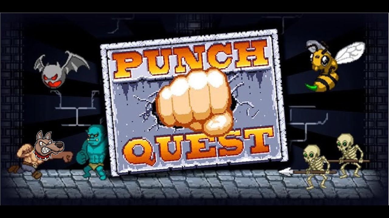 Gameplay jogando Punch Quest - YouTube