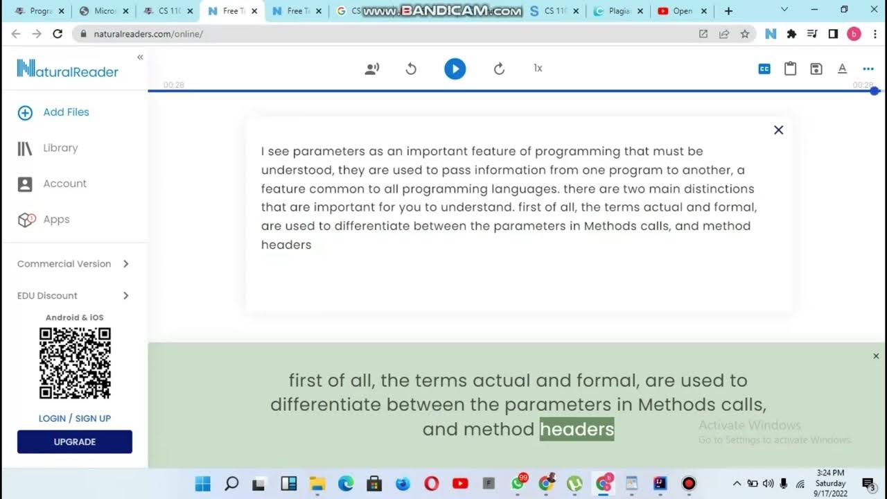 CS 1102-01 Programming 1 Discussion Forum Unit 3 DISCUSSION ASSIGNMENT: UNIT 3 - YouTube