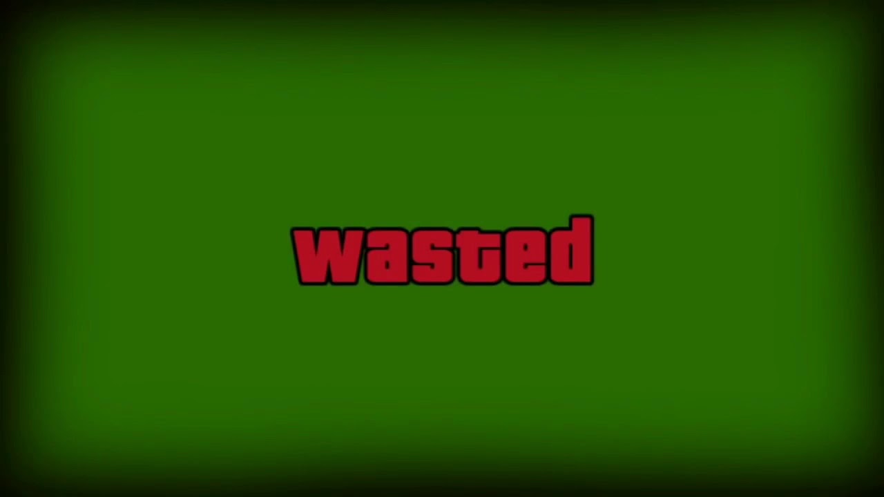 GTA V Wasted Green Screen | Pandurang - YouTube