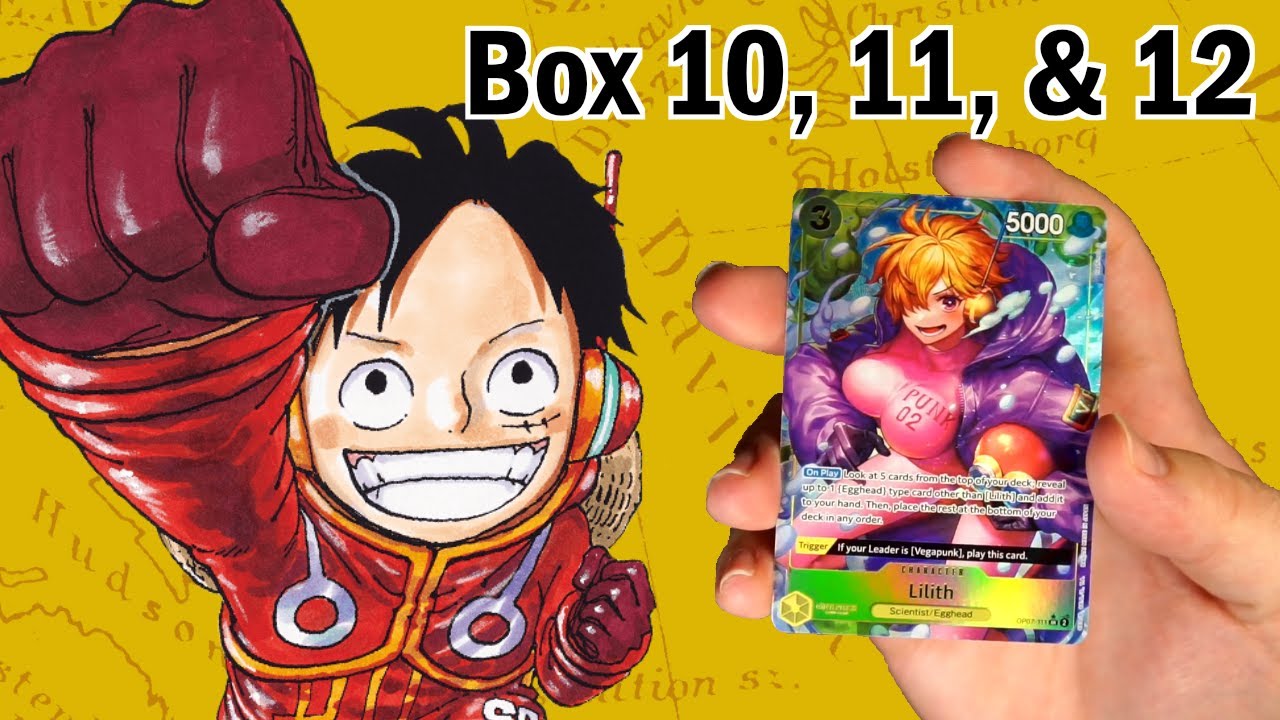 One Piece OP07 Unboxing - Case Finale! - YouTube