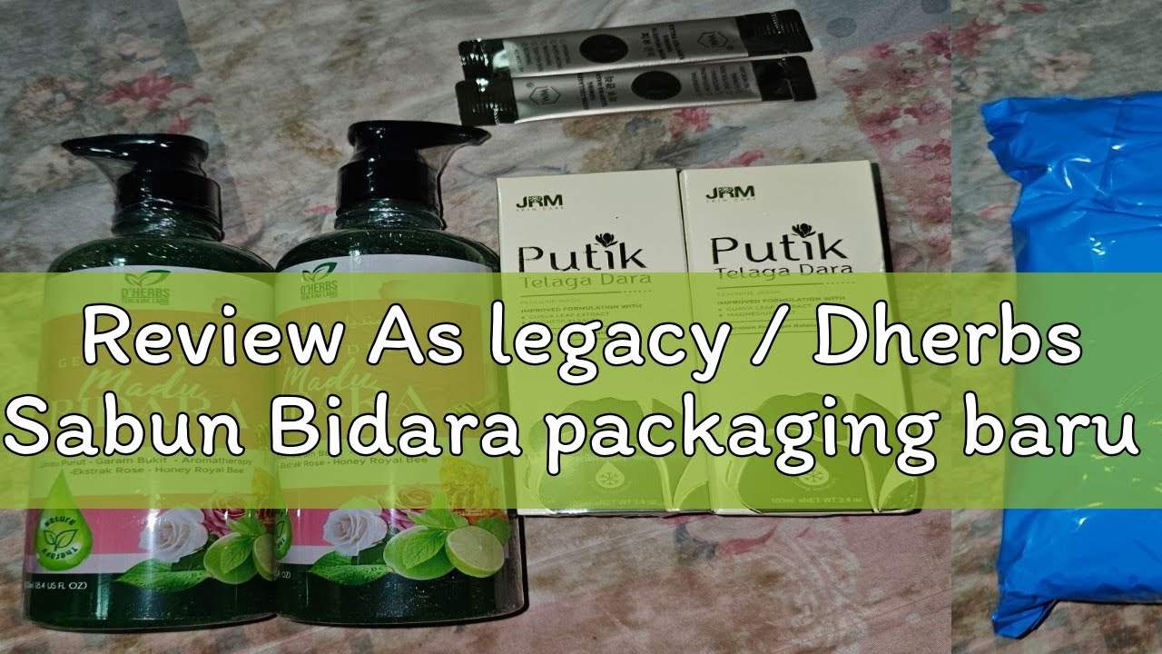 Review As legacy / Dherbs Sabun Bidara packaging baru - YouTube