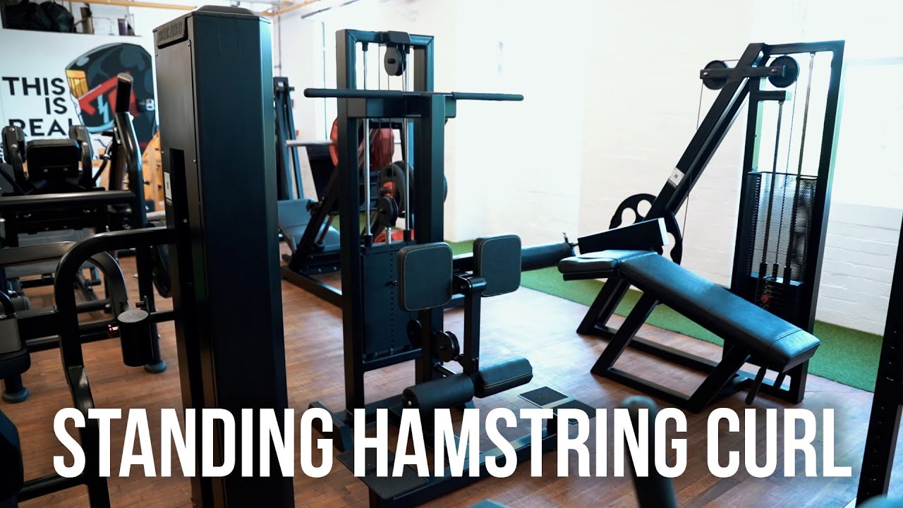 How To Use The Standing Hamstring Curl - YouTube