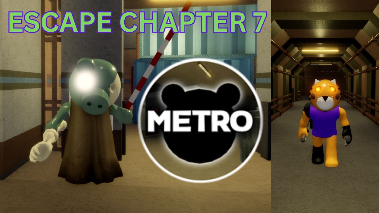 HOW TO ESCAPE CHAPTER 7 METRO + UNLOCK ZOMPIGGY & TIGRY IN PIGGY ...