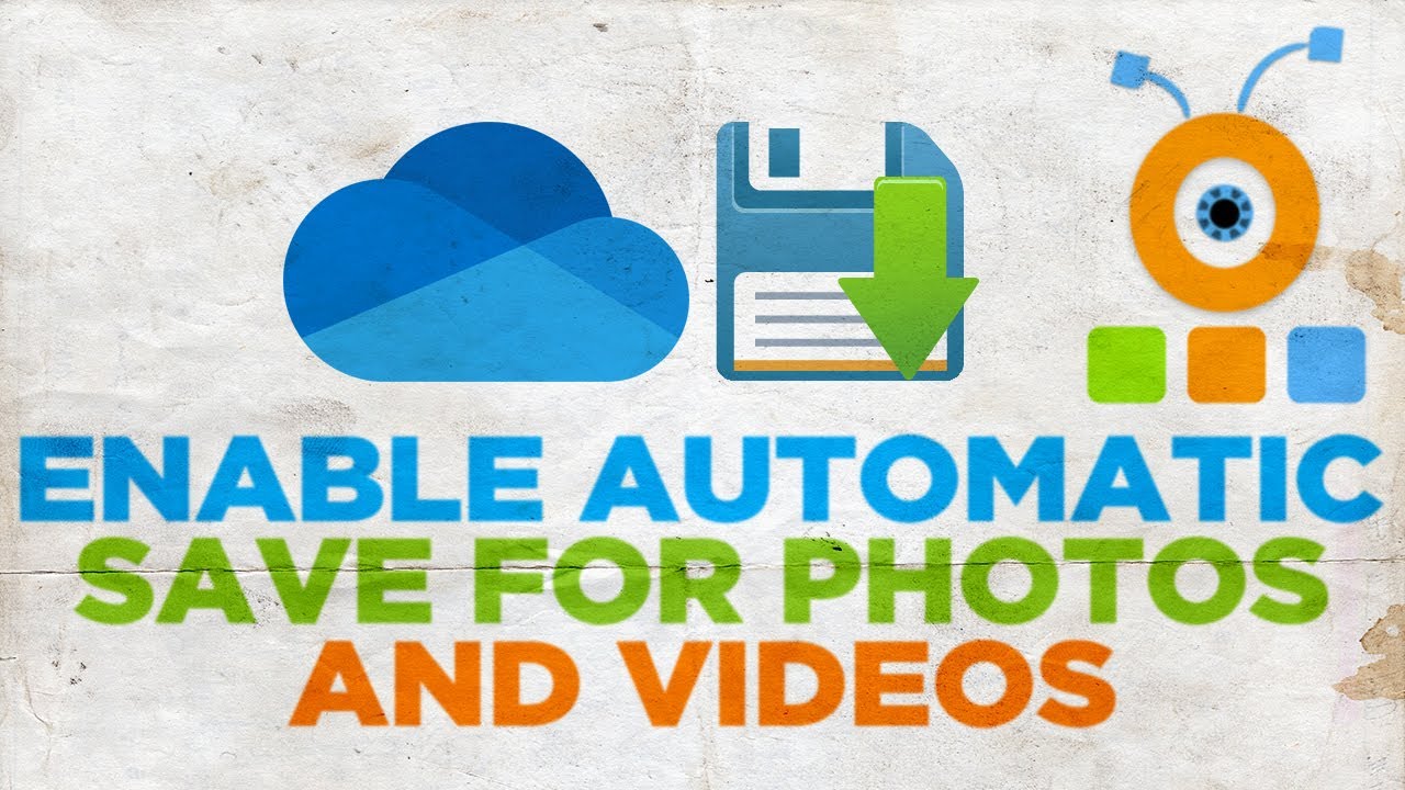 How to Enable Automatic Save for Photos and Videos to OneDrive - YouTube