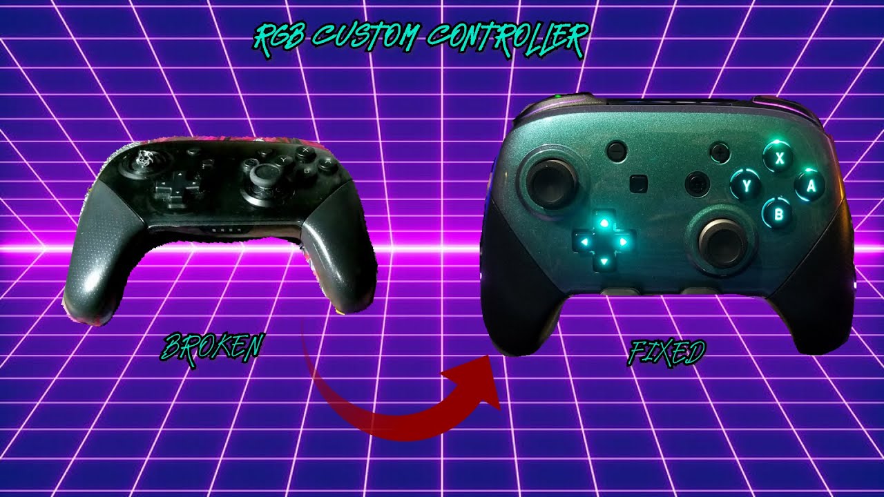 Custom Switch Pro Controller - Elite Pro Controller RGB - YouTube