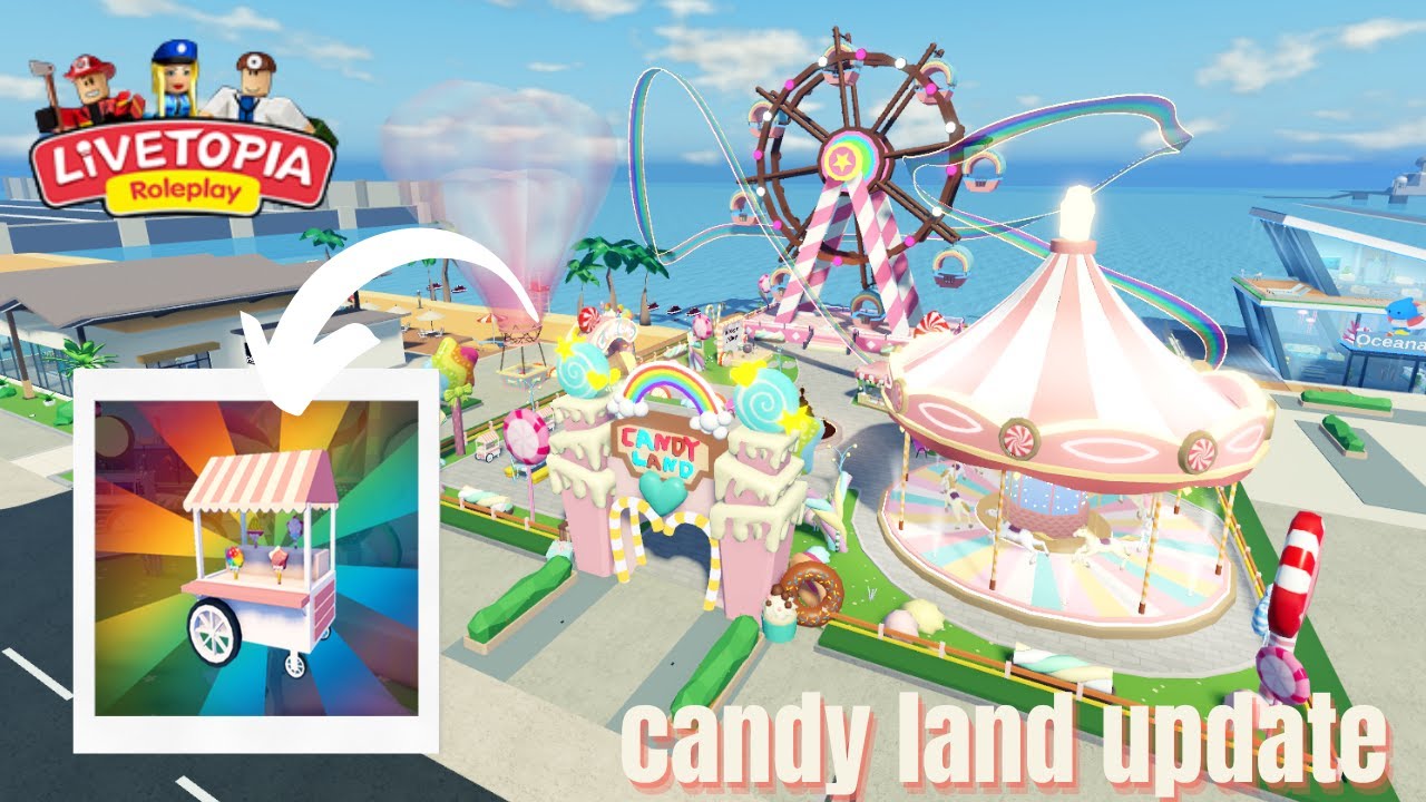 LIVETOPIA CANDY LAND UPDATE 🍬🍭 // UPDATE 164 // Livetopia Roleplay ...