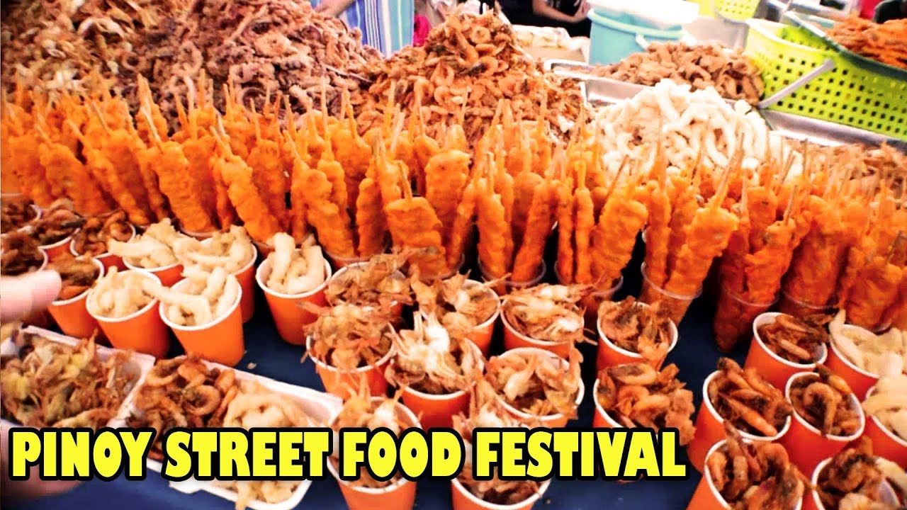 PINOY STREET FOOD FESTIVAL IN SM MALL OF ASIA!! - YouTube
