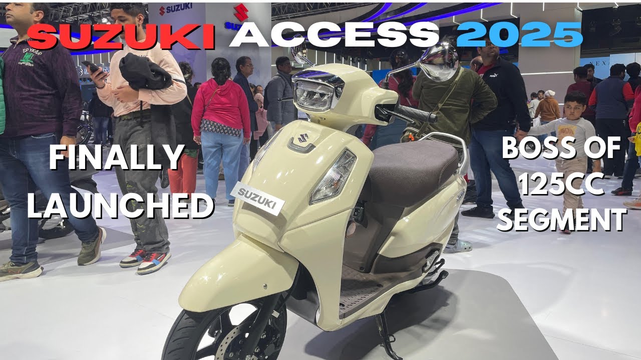ACCESS 125 | NEW MODEL FINALLY LAUNCHED | AUTO EXPO | BEST SCOOTER IN ...