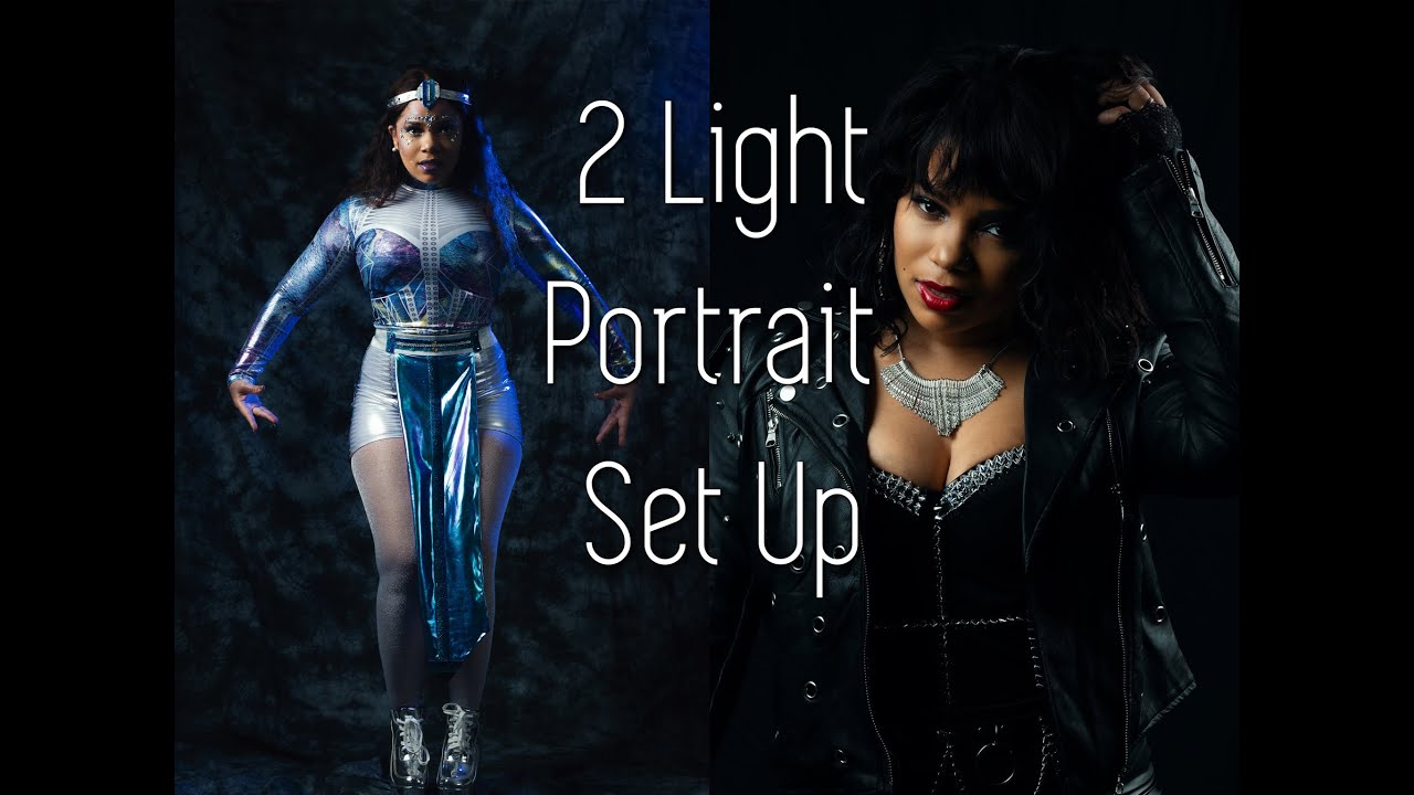 2 Light Portrait Set Up | How I got the shot - YouTube