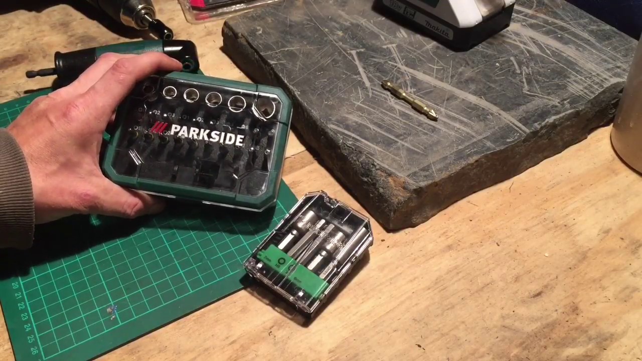 PARKSIDE MULTI TOOL DRIVER BIT SET - YouTube