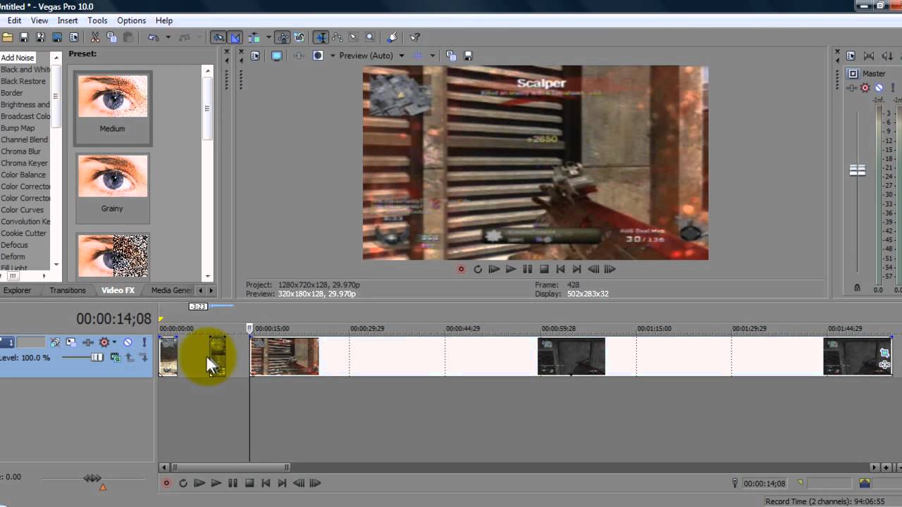 Sony Vegas Pro 8/9/10: How to Fast Forward/Slow Down Video Clips - YouTube