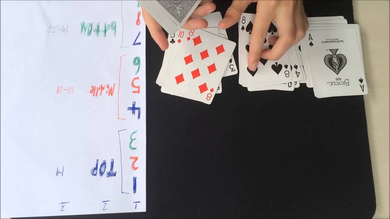 The Best Mathematical Card Trick Ever TUTORIAL - YouTube