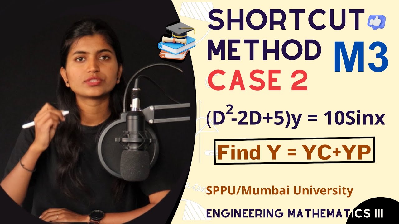 Shortcut Method Case 2 | Unit 1 | Find Yc & Yp | Hindi | Engineering Maths 3 | College Wishlist ...