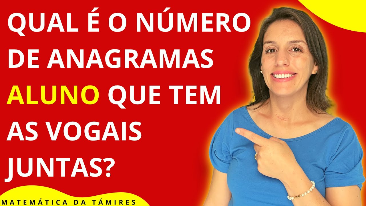 COMO CALCULAR ANAGRAMAS, escreveremos todas as palavras 😳 - YouTube