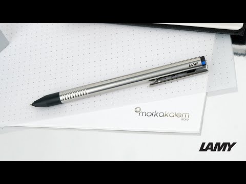 Lamy Logo 405 3 Renkli Tükenmez Çelik Gövde Kalem