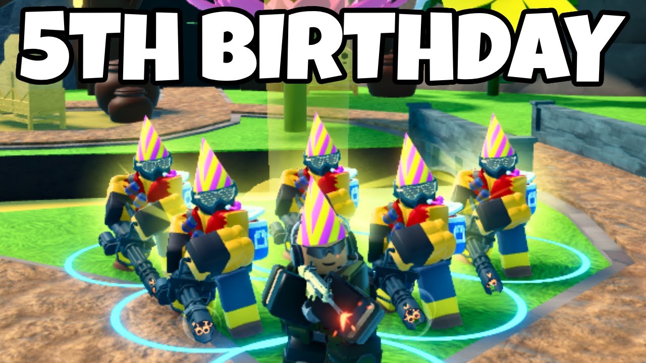HAPPY 5TH BIRTHDAY TDS! Celebrating its Birthday with Party Skins ...