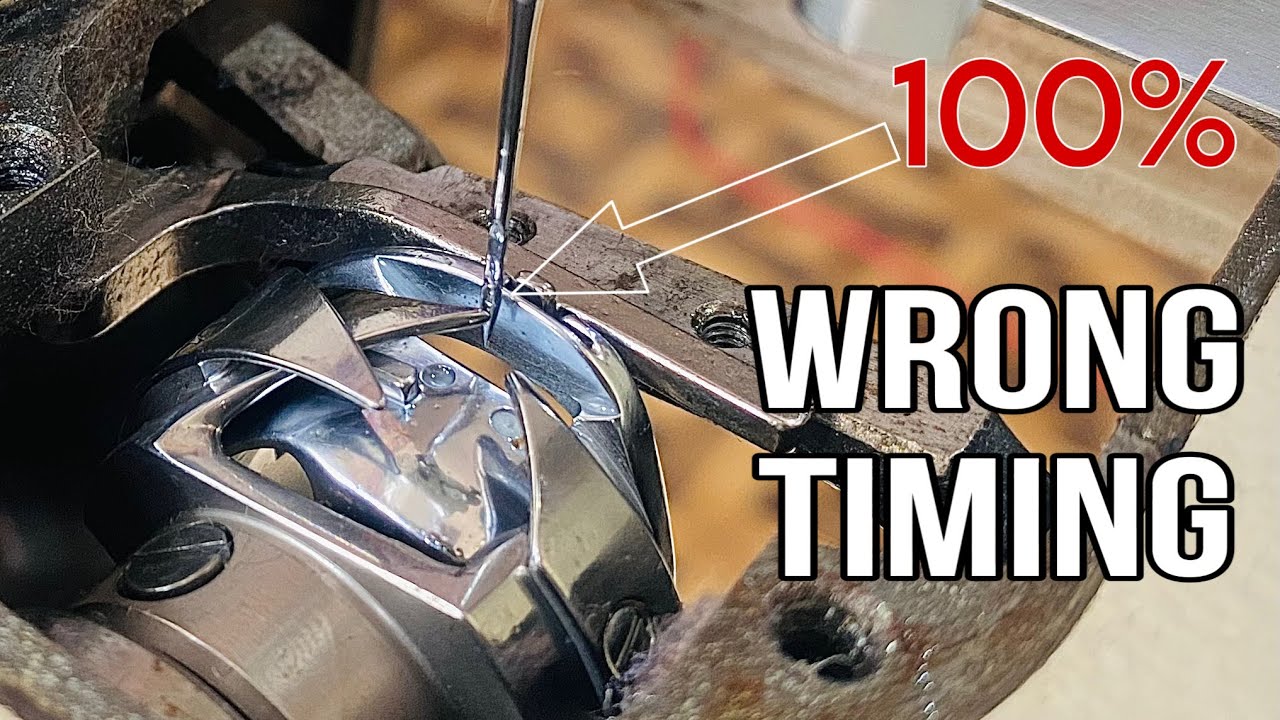 Shuttle Hook Timming Briefly Explained Sewing Machine - YouTube