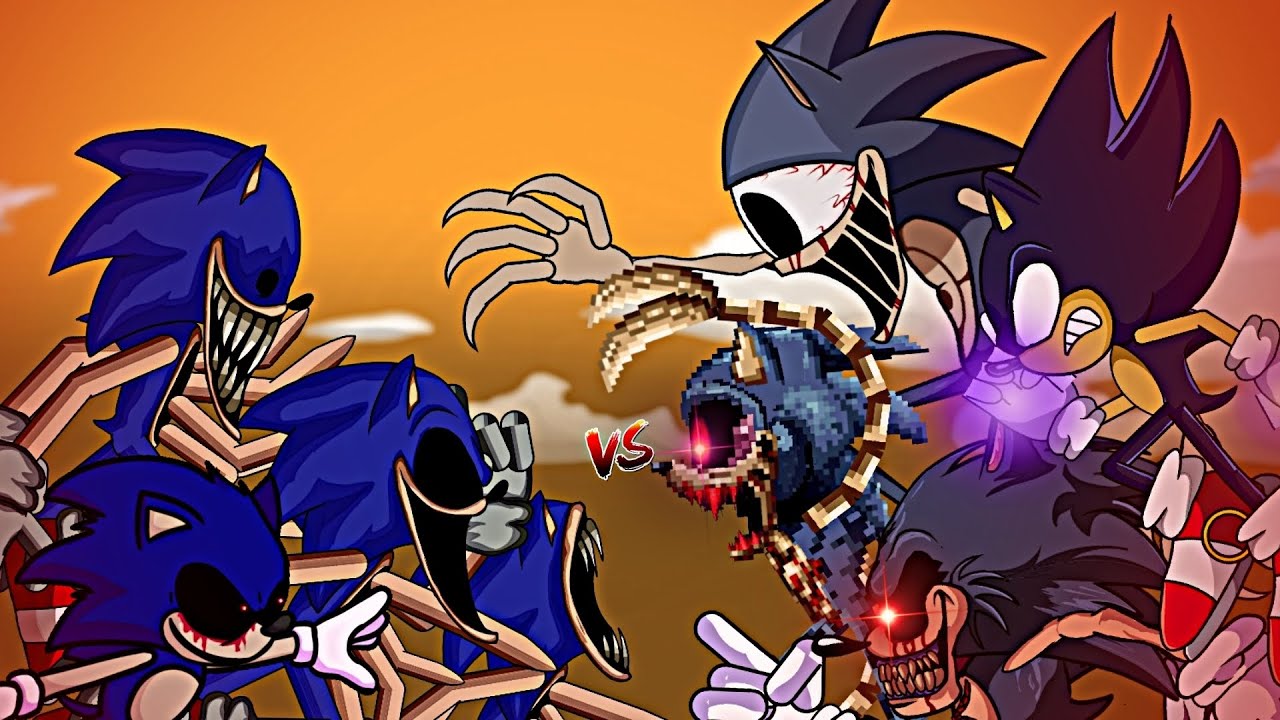 Sonic.omt(One Last Round) Vs Lord X,Dark sonic,Sonic.eyx and more! DC2 ...