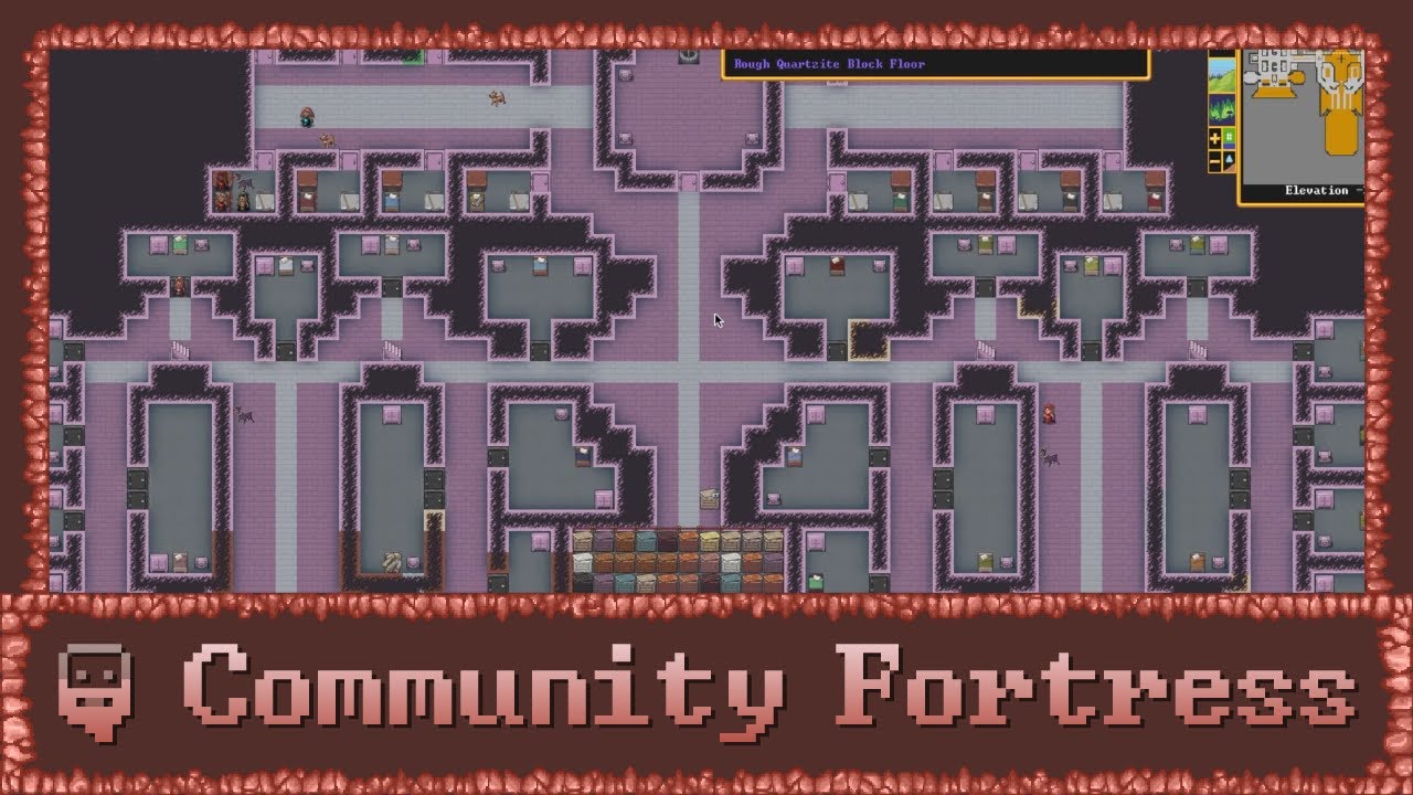 Dwarf Fortress - Polishtown | Community Forts (Aesthetically Satisfying ...