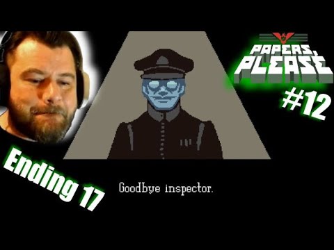 Goodbye, Inspector | Papers, Please | Part 12 | END - YouTube