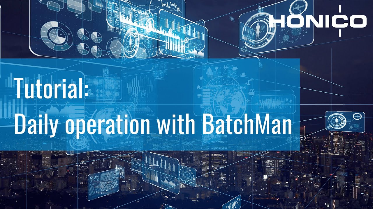 BatchMan Tutorial lesson 4: Daily operation with BatchMan - YouTube