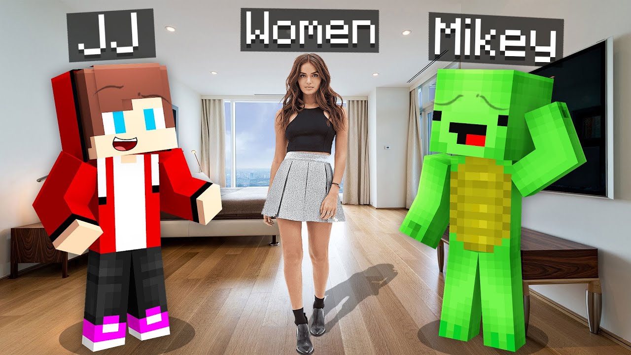 JJ and Mikey vs Real WOMEN in Real Life - Maizen! - YouTube