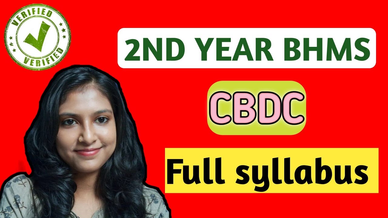 2nd Year BHMS SYLLABUS [CBDC] | Detailed Explanation | 2025 | - YouTube