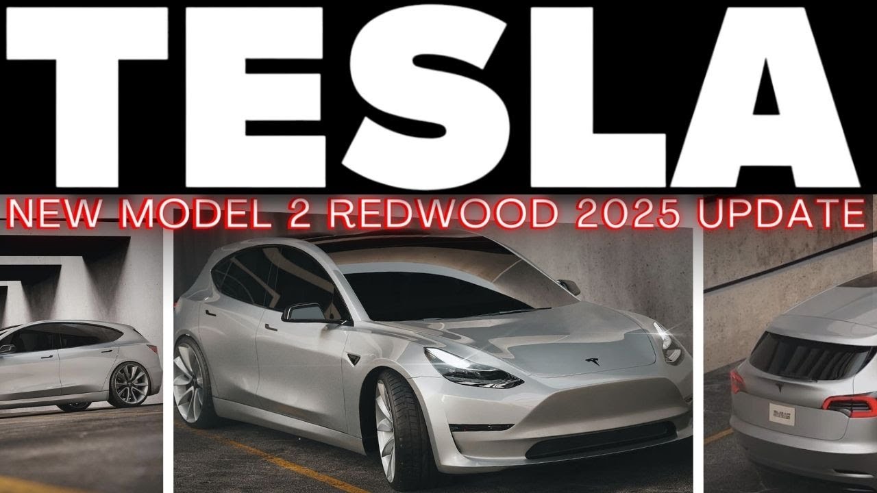 NEW Tesla's Model 2 'Redwood' - Elon Musk Announces new battery ...