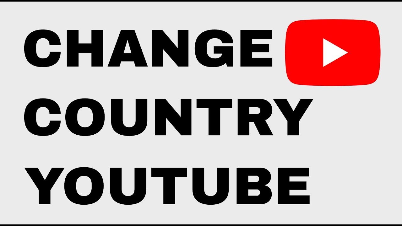 How to Change Country of YouTube Channel - Easy - YouTube