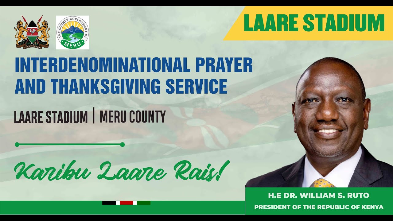 INTERDENOMINATIONAL PRAYER AND THANKSGIVING SERVICE- IN MERU - YouTube