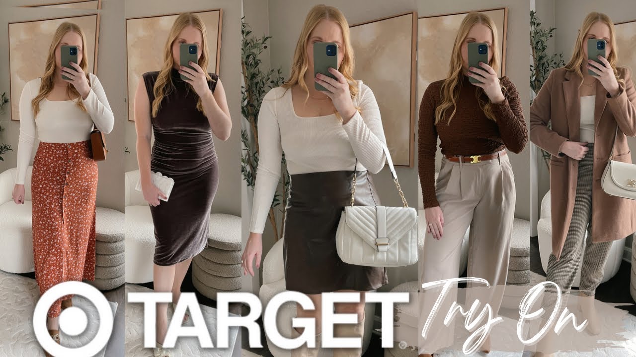 TARGET Try On Haul | 10 Fall Outfits | FALL Clothing Arrivals 2023 ...