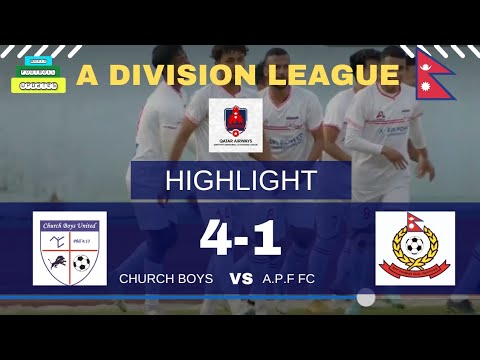Highlights 🔴 | Church Boys United 4-1 APF Football Club | A Division ...