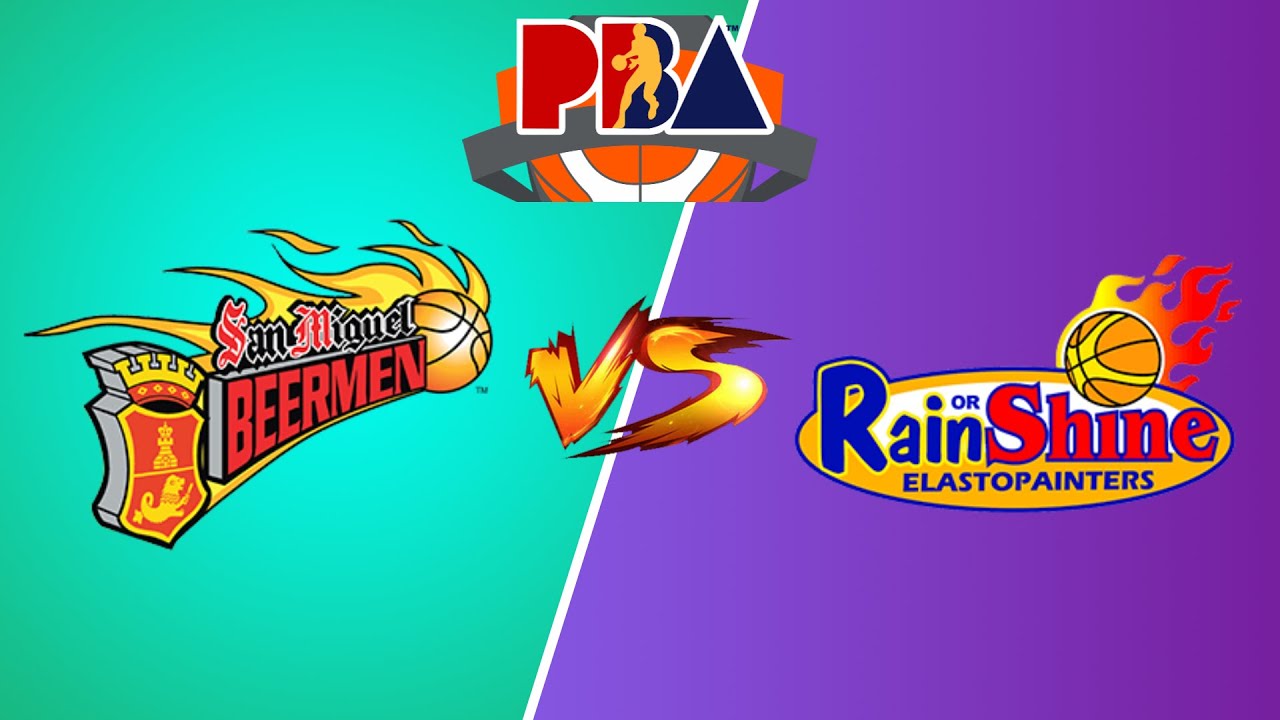 San Miguel Beermen vs Rain or Shine Elasto Painters PBA Live PLay by Play Scoreboard / Interga ...