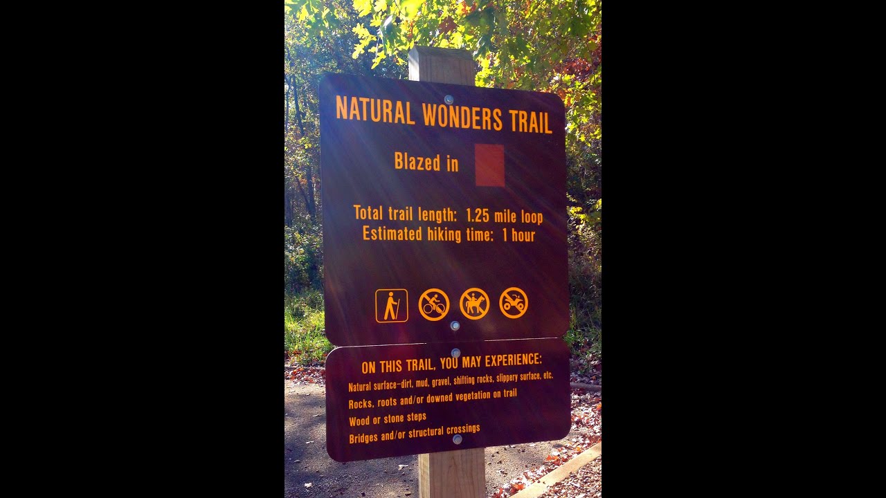Natural Wonders Trail - Meramec State Park - YouTube